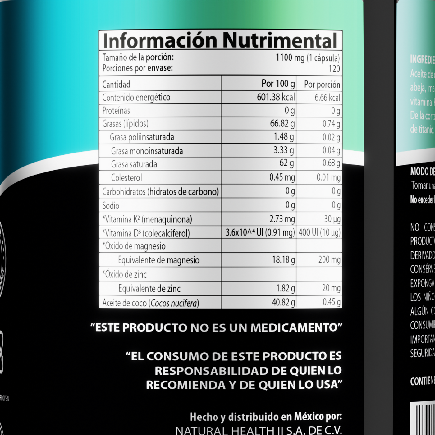 Multiplus | Multivitamínico con Magnesio, Zinc, Vitamina D3+K2 | 120 c